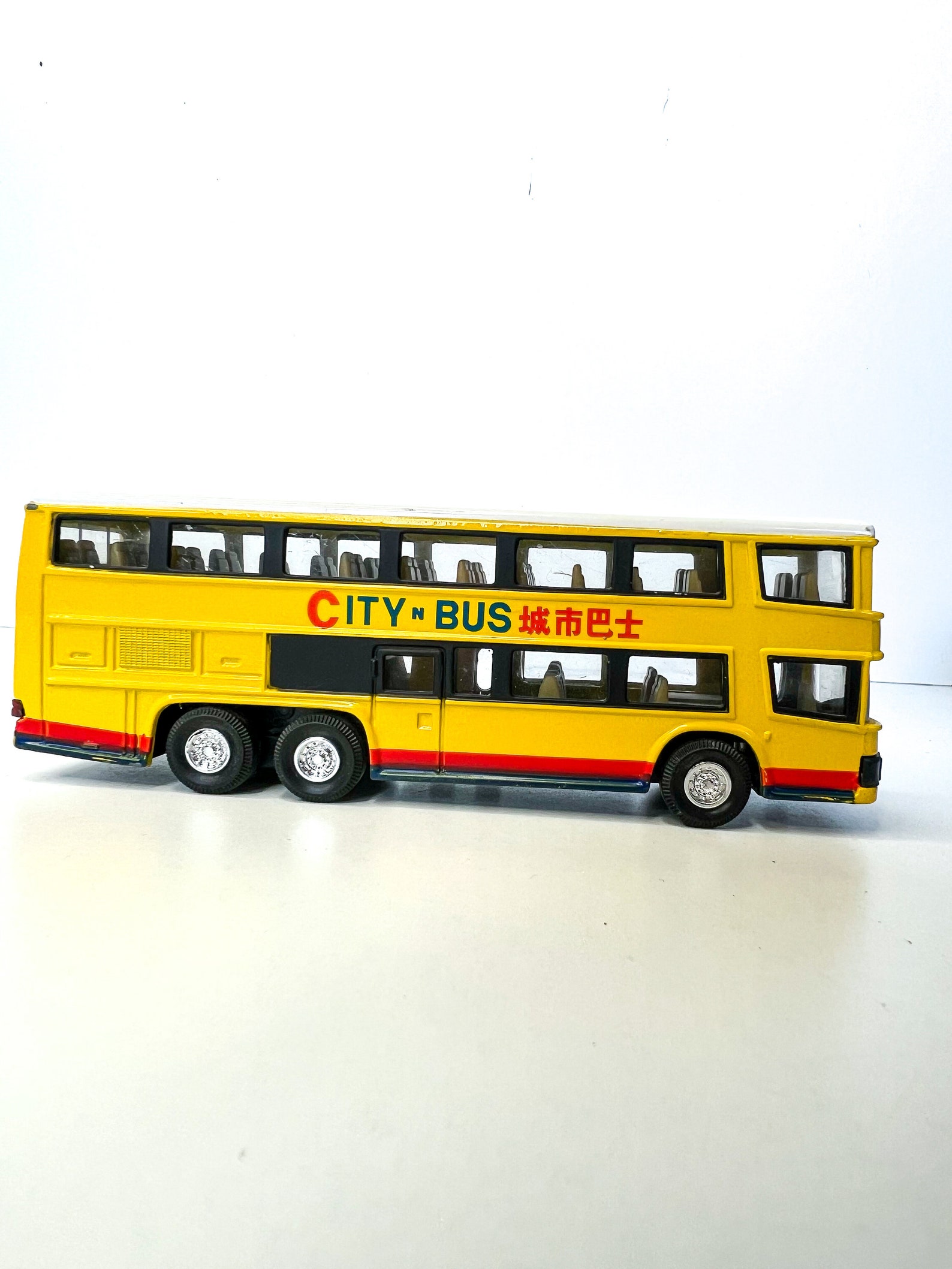 Vintage Chinese Diecast City Bus Model: Tsim Sha Tsui to Guangzhou - Etsy