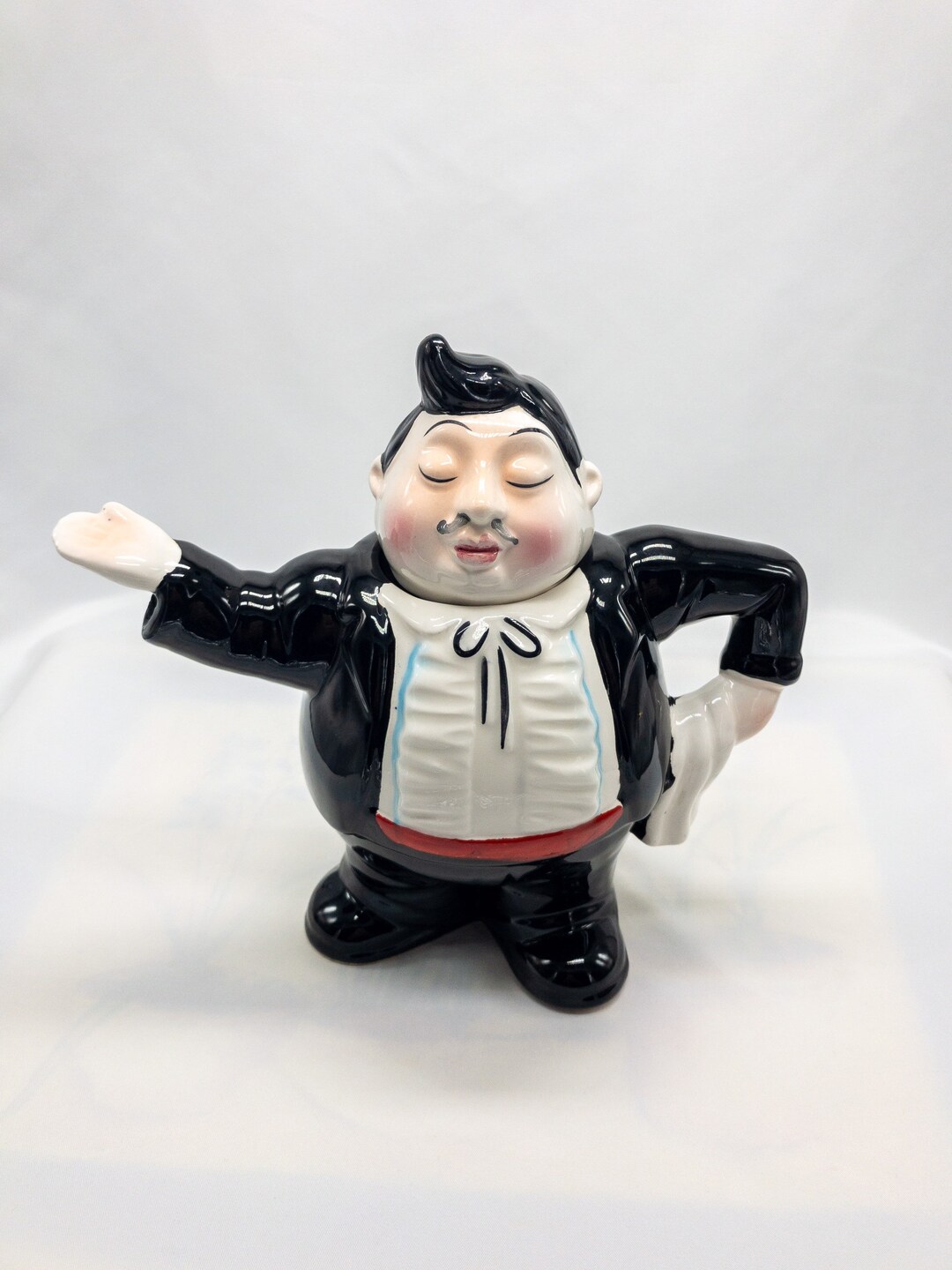 Novelty Teapot Vintage Waiter -chef Roy Simpson-collectible Teapot ...