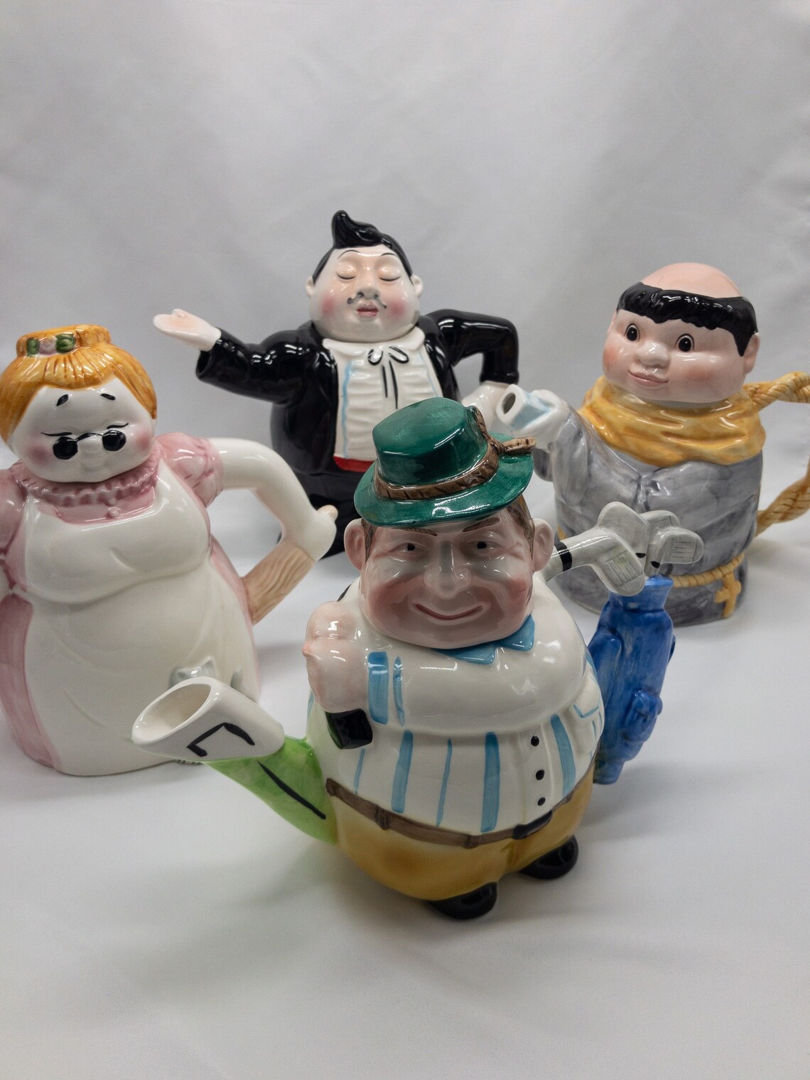 Novelty Teapot Vintage Waiter chef Roy Simpson-collectible | Etsy