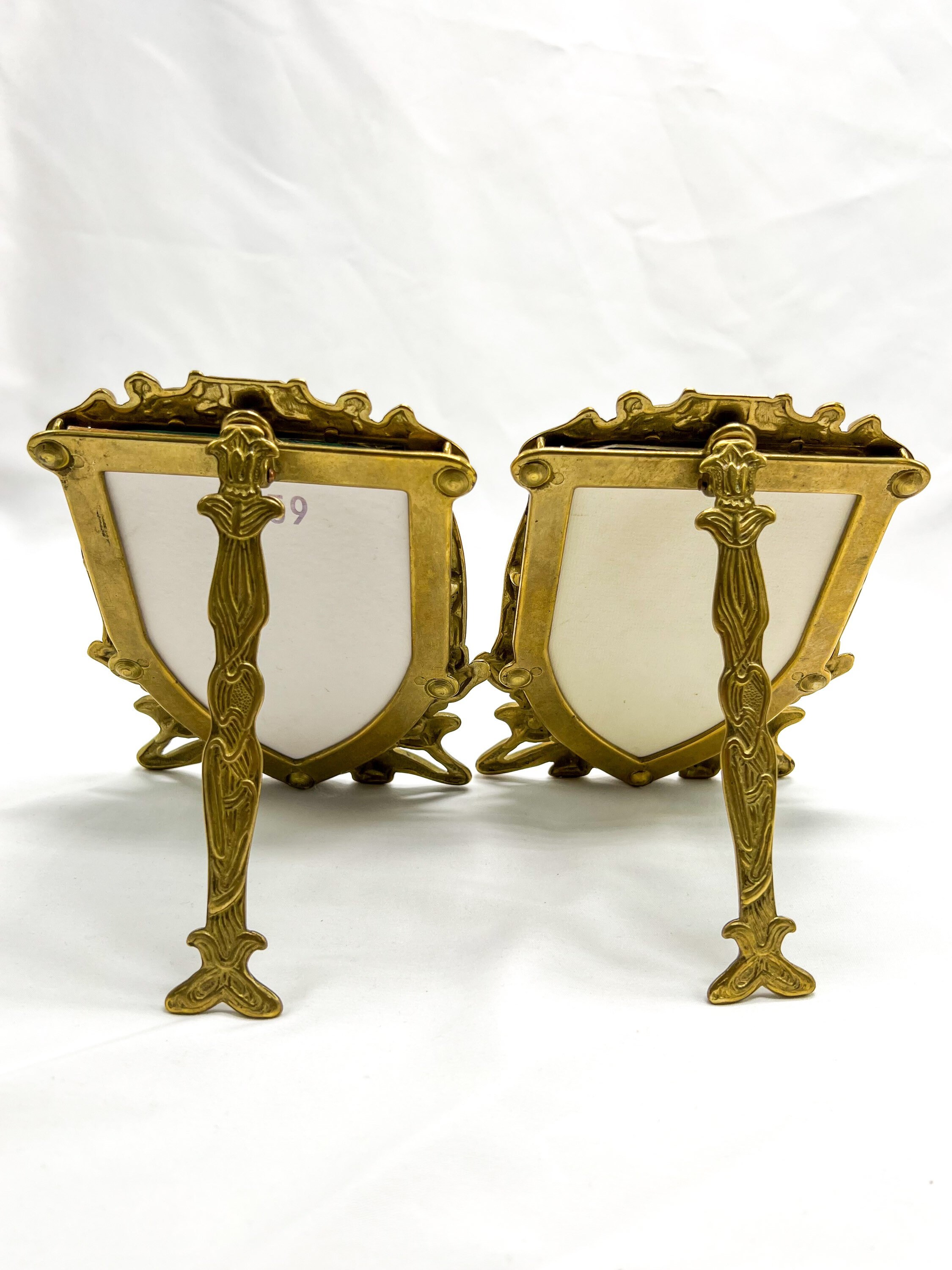 Vintage Brass Photo Frame Pair of Art Deco Photo Frames 1930s Set of ...