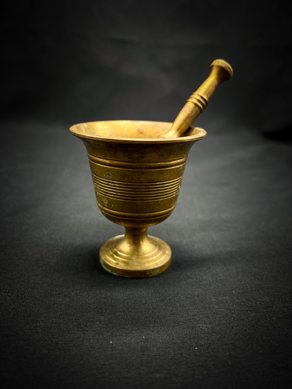 Vintage Brass Mortar Rice Mortar brass Spice Grinder Havan Brass Mortar ...