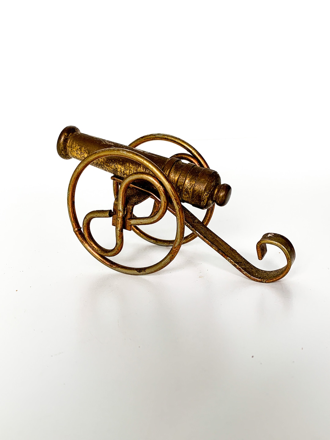 Brass Miniature Cannon , Dollhouse Ornaments Furniture -collectible ...