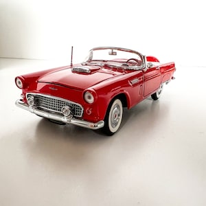 1956 Ford Thunderbird Danbury Mint - Red Convertible Classic Car ...