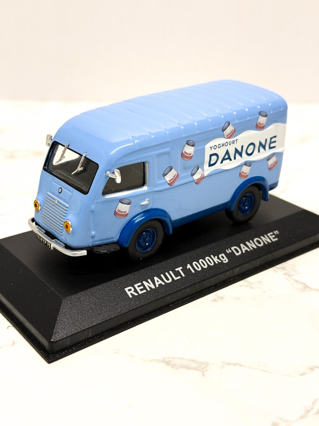 Renault 1000kg “danone” – Vintage Diecast Model | Blue Advertising Van ...