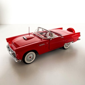 1956 Ford Thunderbird Danbury Mint - Red Convertible Classic Car ...