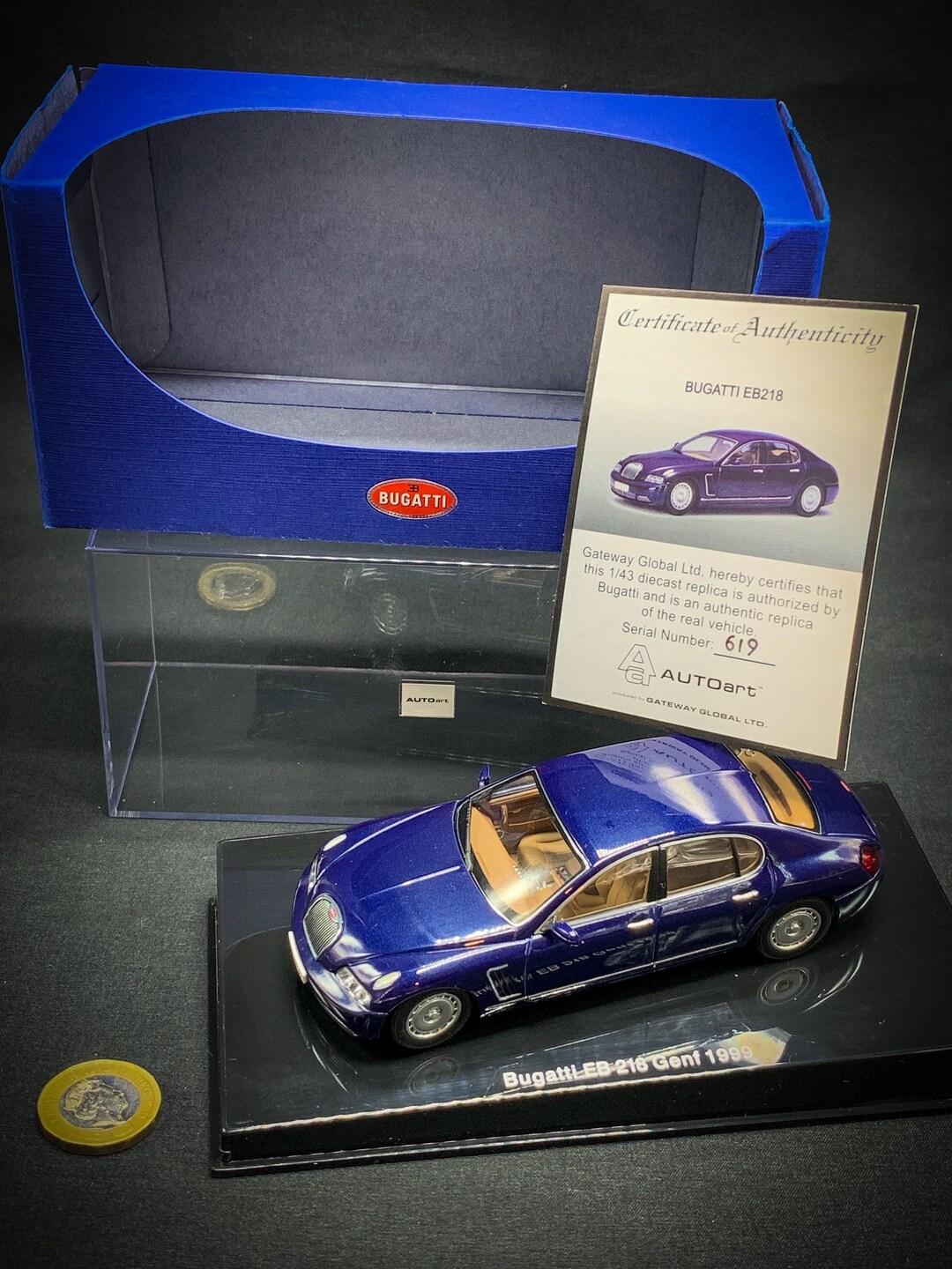 Autoart Bugatti EB 218 Genf 1999 - Car Collectors- 1/43 Scale - Etsy