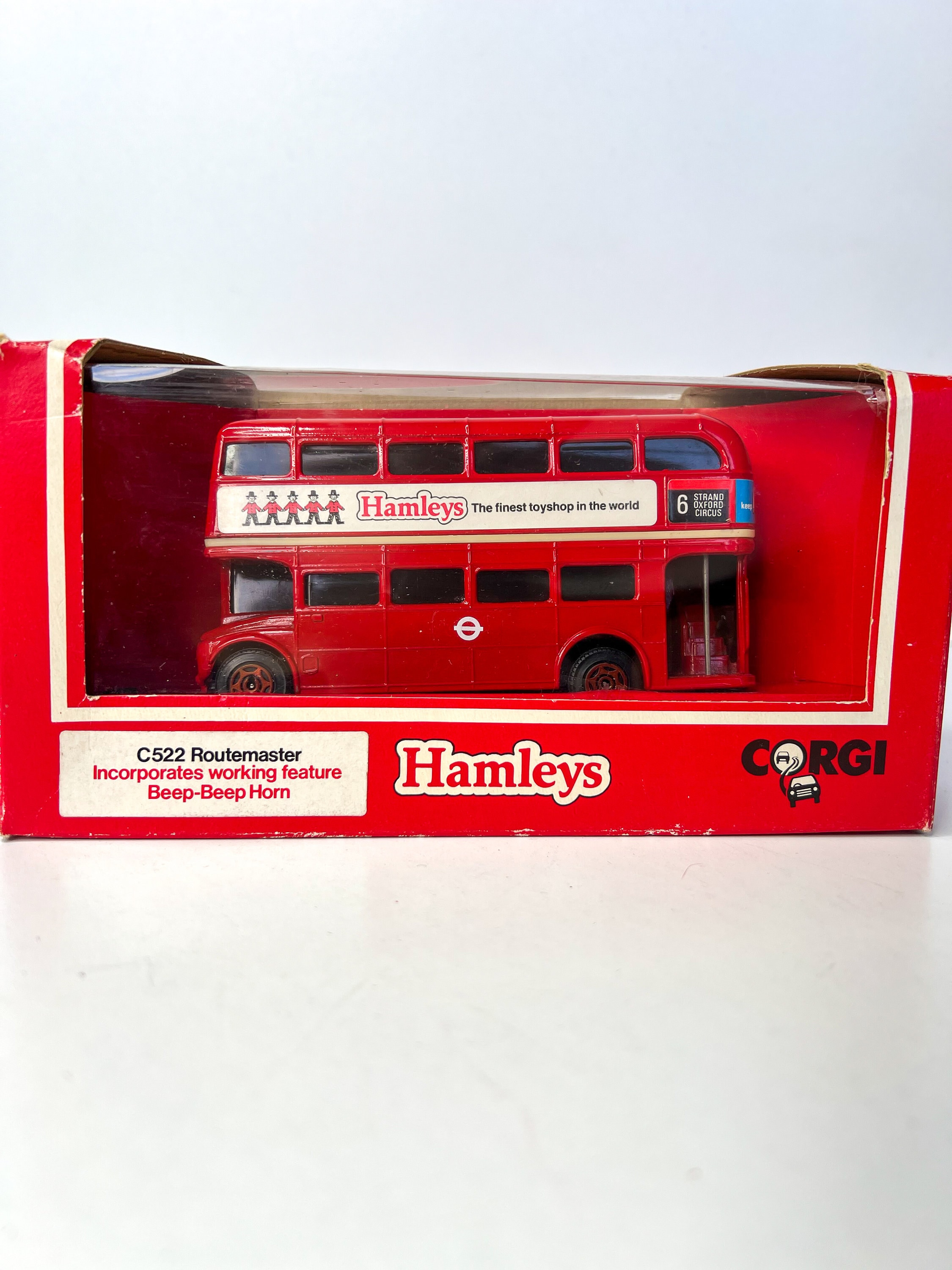 Corgi Diecast Regent Street Hamleys London Transport Double Decker Bus ...