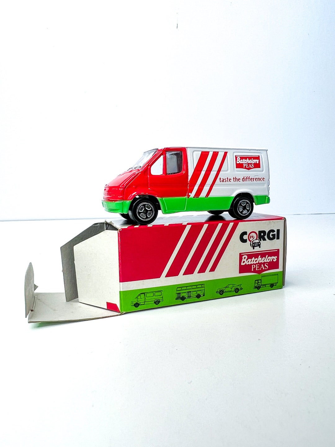 Corgi Ford Transit Bachelors Peas Van Boxed Limited Edition 1985 ...