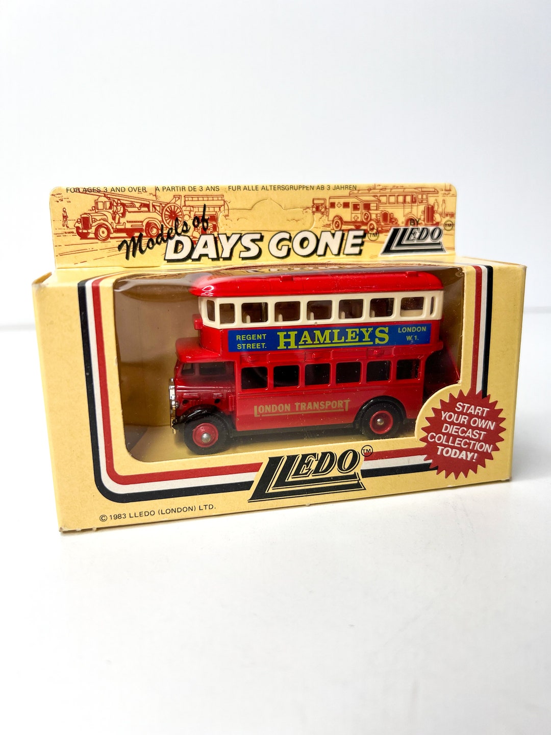 Days Gone by Lledo Diecast Regent Street Hamleys London Transport W1 ...
