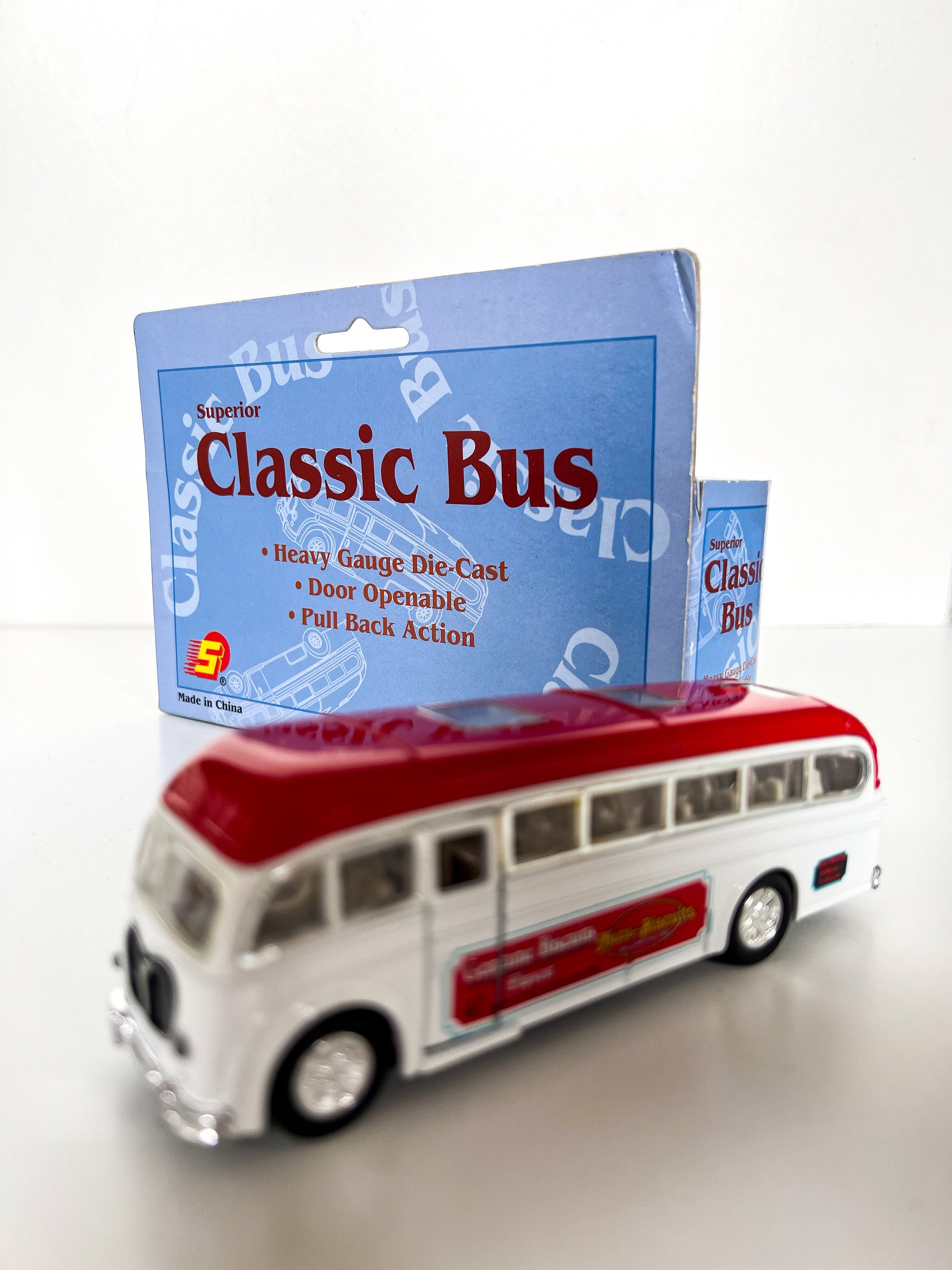 Superior Classic Bus Biscuit Bus Diecast Model Friction Drive UB - Etsy