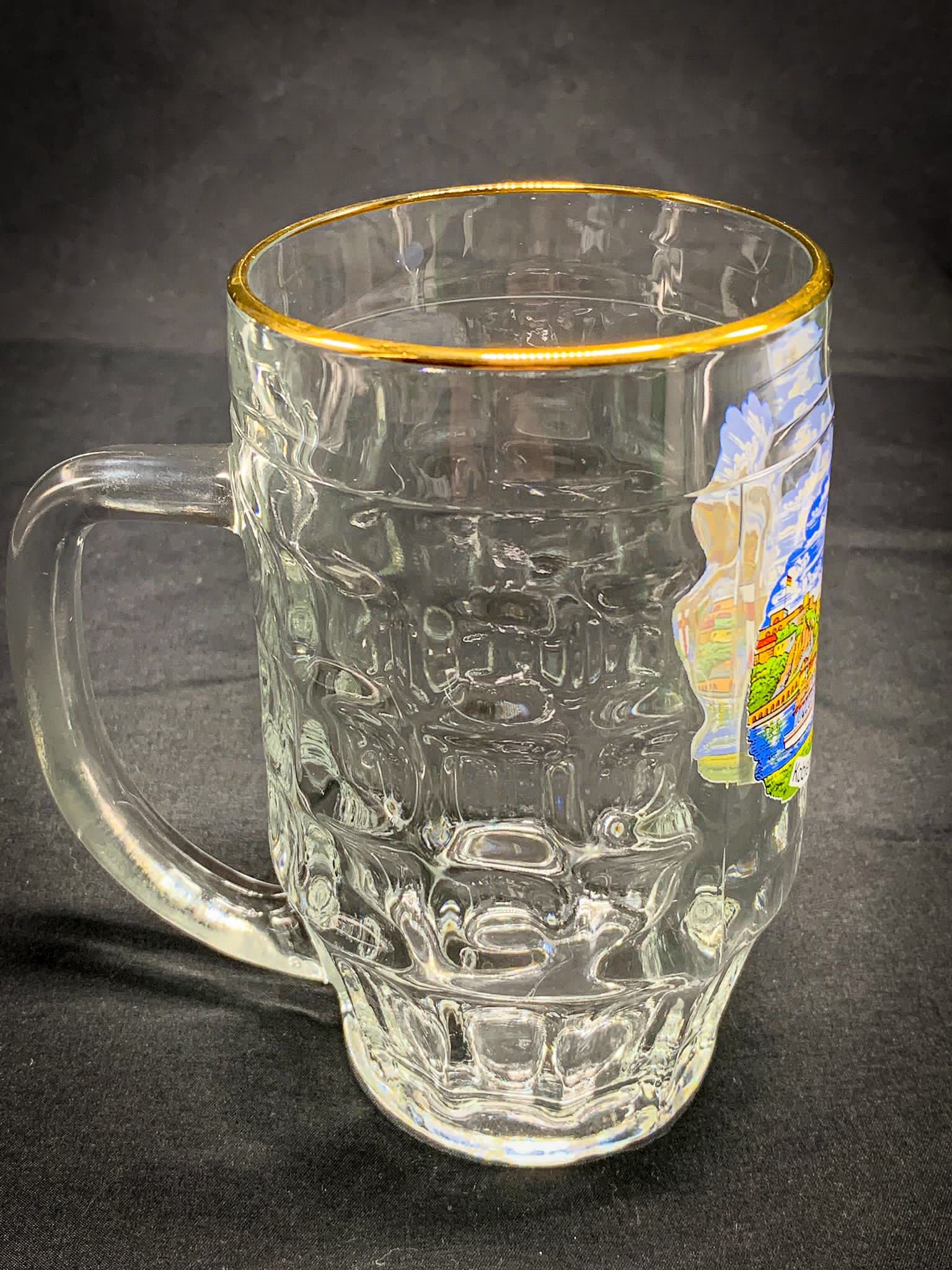 Vintage Dimple Beer Tankard: Koblenz Am Rhein Crystal Pint Glass - Etsy