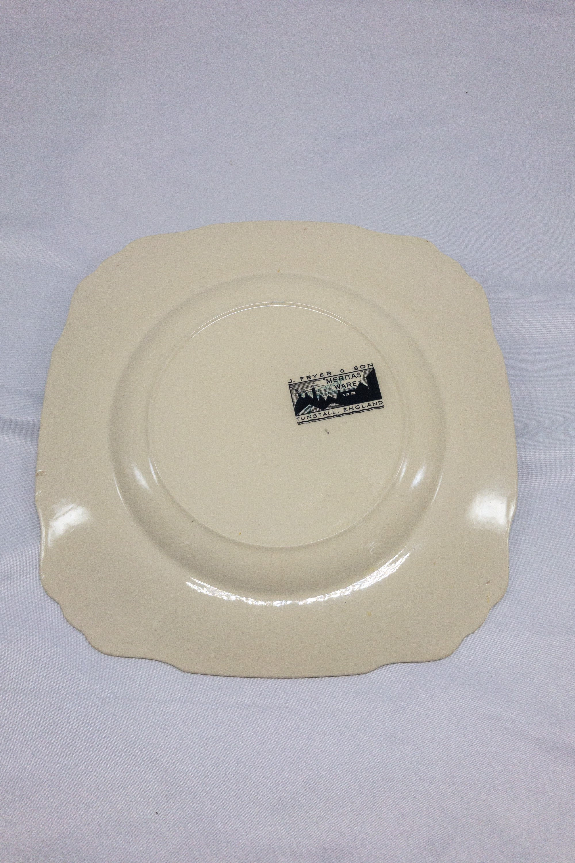 English Porcelain China Antique Floral Square Plate - Etsy UK