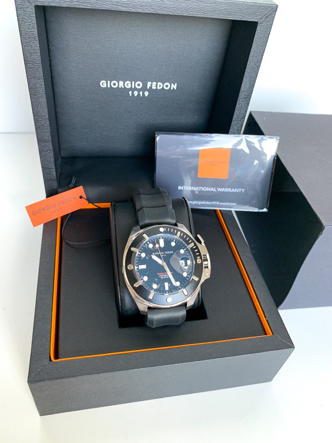 Automatic Giorgio Fedon Men's Watch Aquamarine III Black Brand New ...