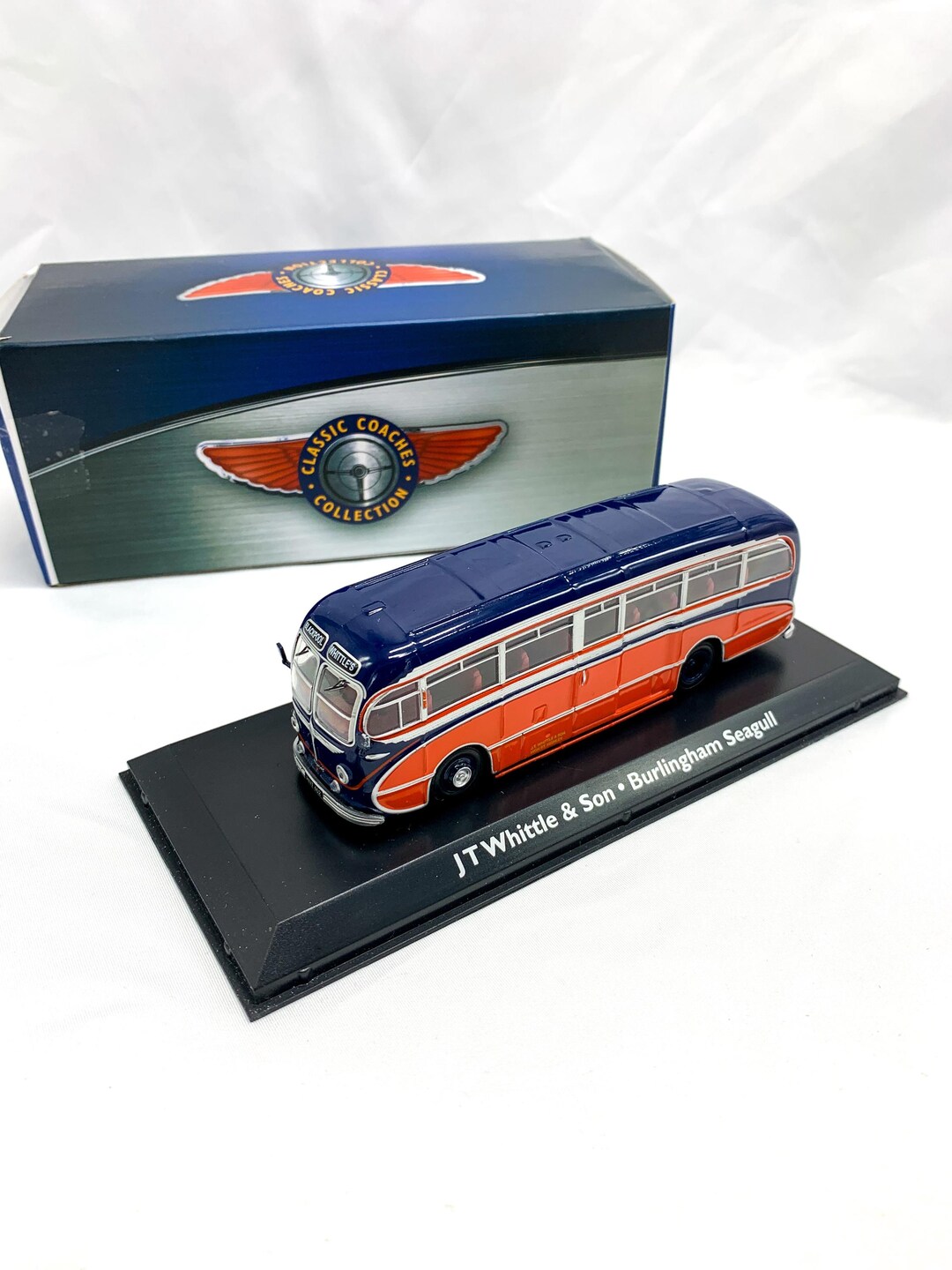 Atlas Edition 1/72 Scale JT Whittle & Son • Burlingham Seagull Bus ...