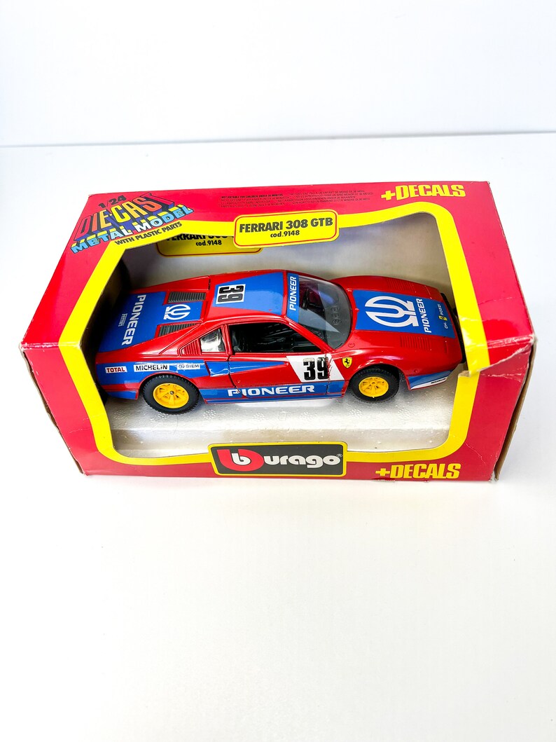 Burago Diecast Ferrari 308 GTB , Vintage Sport Model Car - Etsy