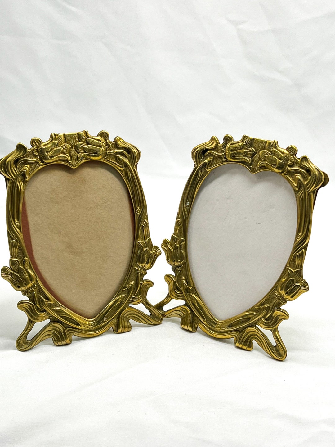 Vintage Brass Photo Frame | Pair of Art Deco Photo Frames 1930s Set of ...
