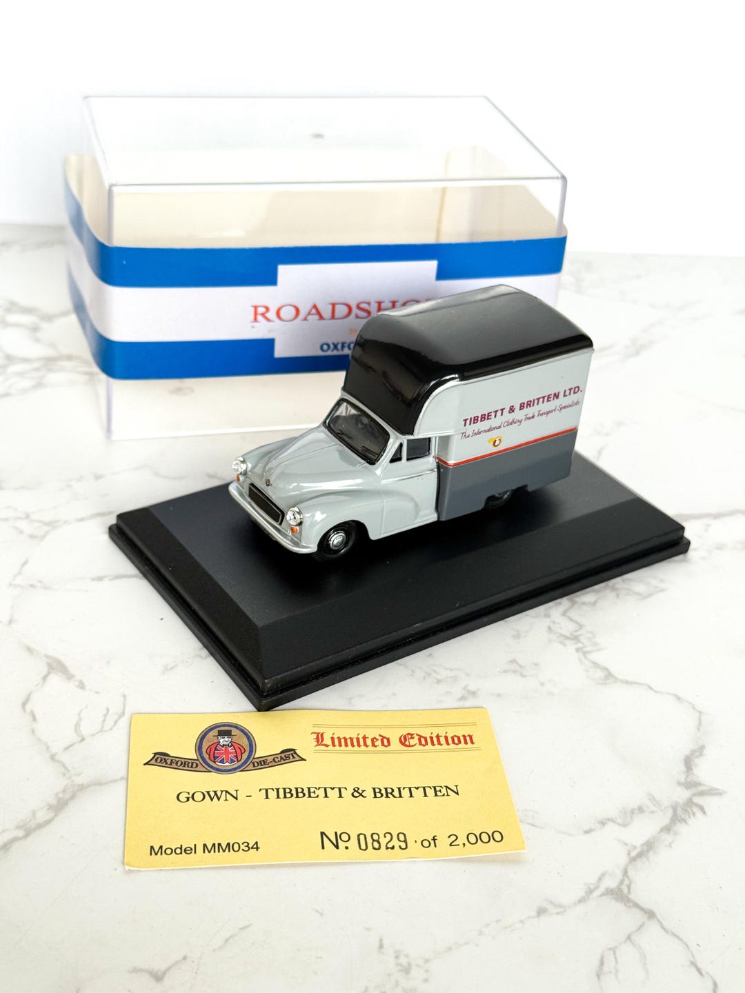 Oxford Diecast Morris Minor Van – Tibbett & Britten Ltd – Limited ...