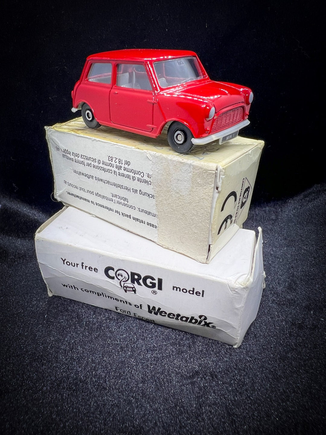 Vintage Corgi Mini1 1993 - Corgi Mini Cooper Diecast - Made in Britain ...
