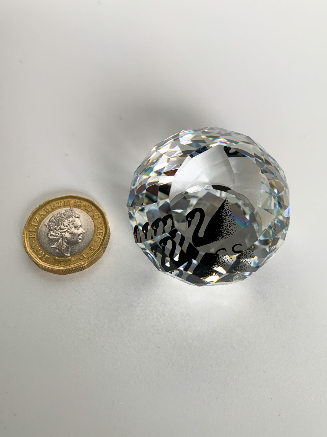Swarovski Crystal Paperweight - Vintage Collectible Ornament -home ...
