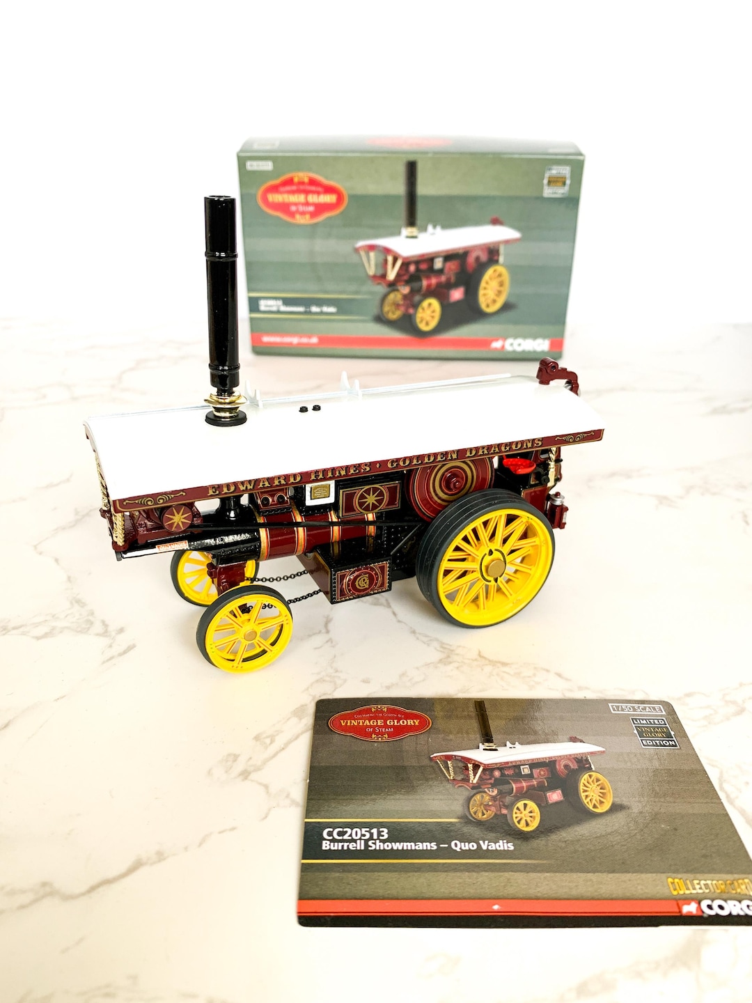 Corgi Classics Edward Hines Burrell Showman's Steam Loco Truck Model 1: ...