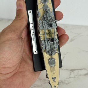 HMS Anson Model Warship – Atlas Editions 1:1250 Scale – WWII Naval ...