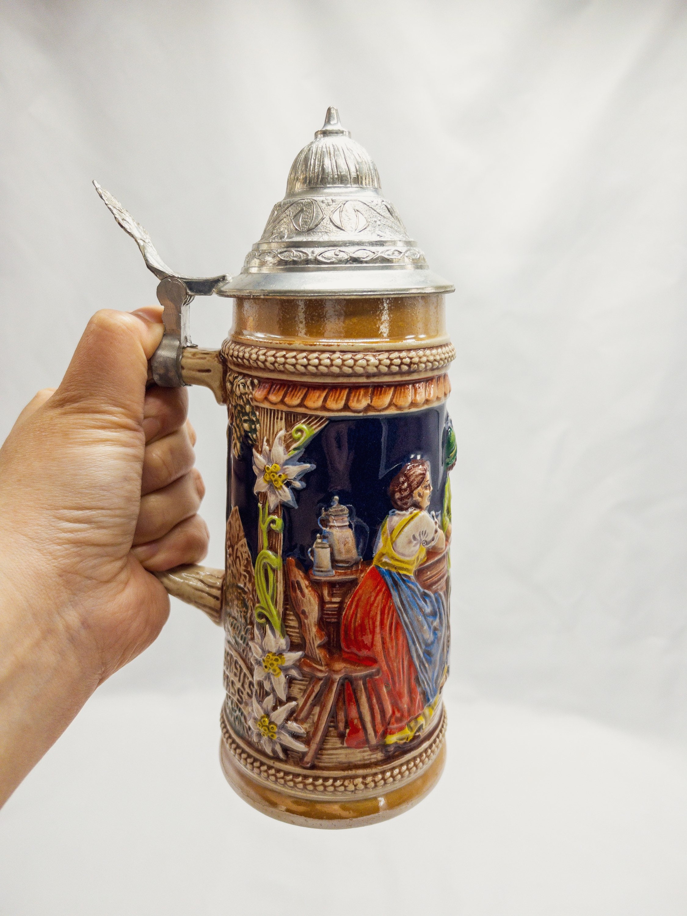 Figurines & Knick Knacks Vintage Drinkware Pewter Stein English Pewter ...