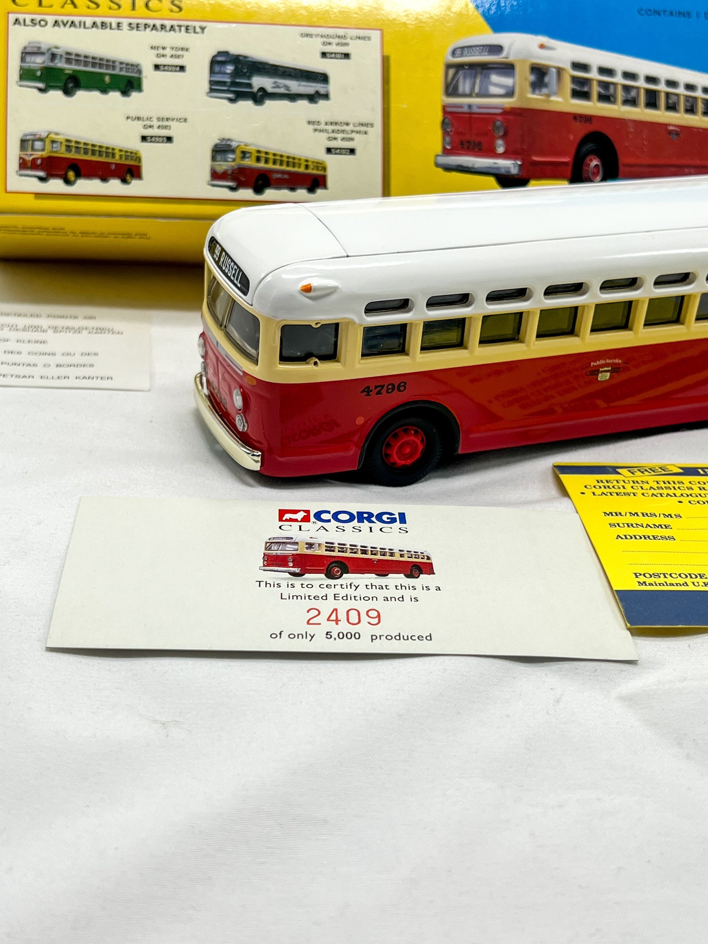 Corgi Classics Public Service Bus GM 45003-corgi Bus 4505 Limited ...