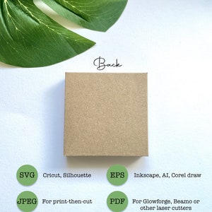 Tree Earring Box Template Display Holder, Do It Yourself, No Glue Easy ...