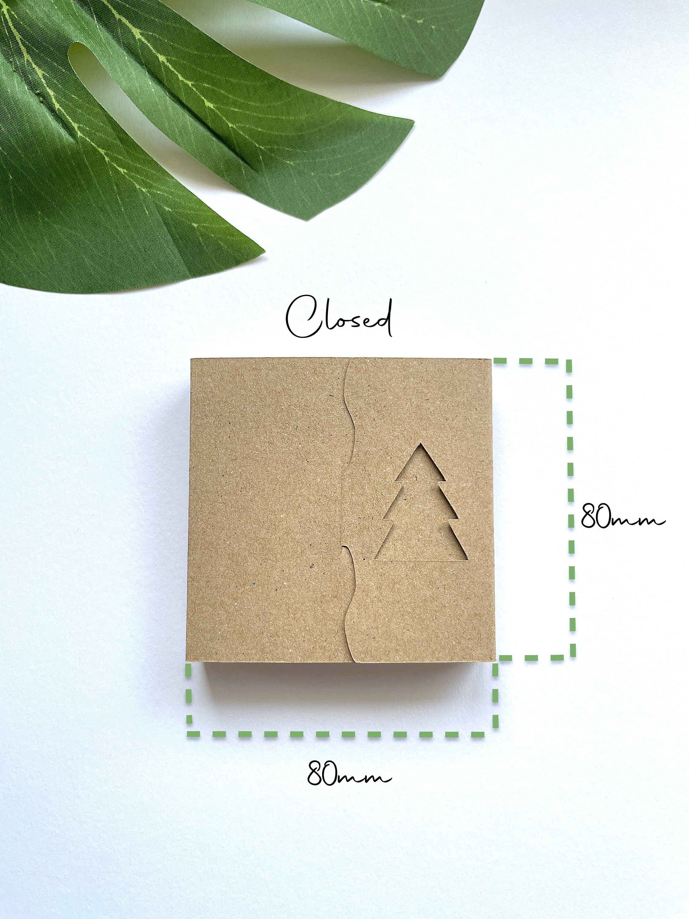 Tree Earring Box Template Display Holder Do It Yourself No - Etsy