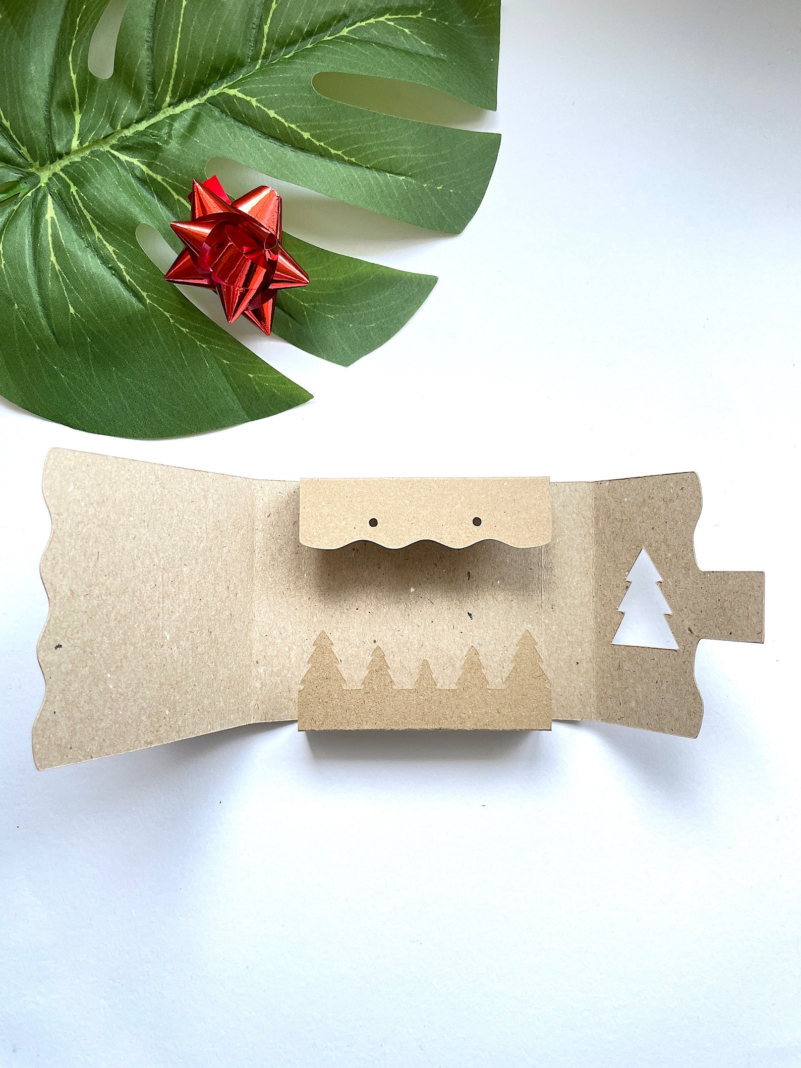 Tree Earring Box Template Display Holder, Do It Yourself, No Glue Easy ...