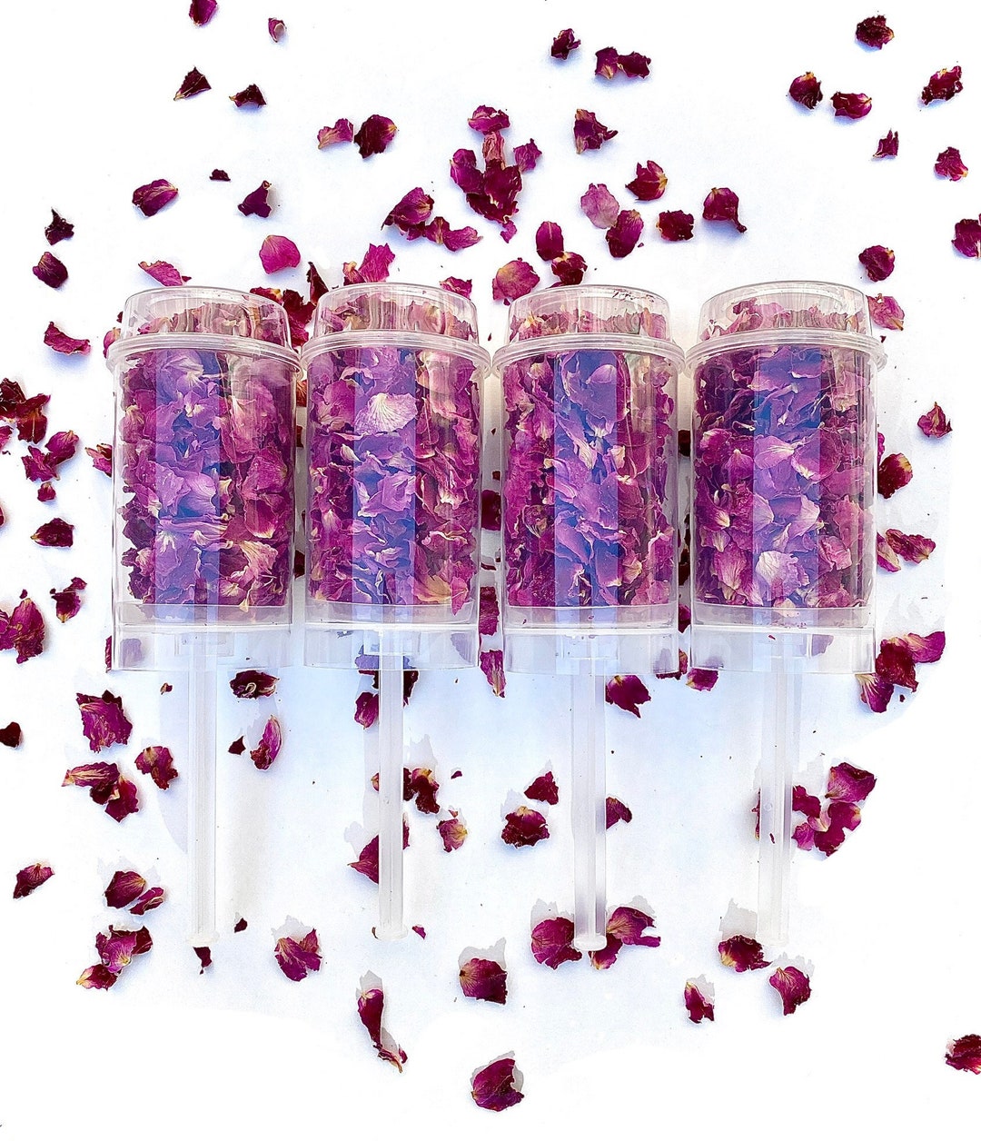 100% Real Dried Rose Confetti Hand Poppers | 4 Pack | Biodegradable - Etsy