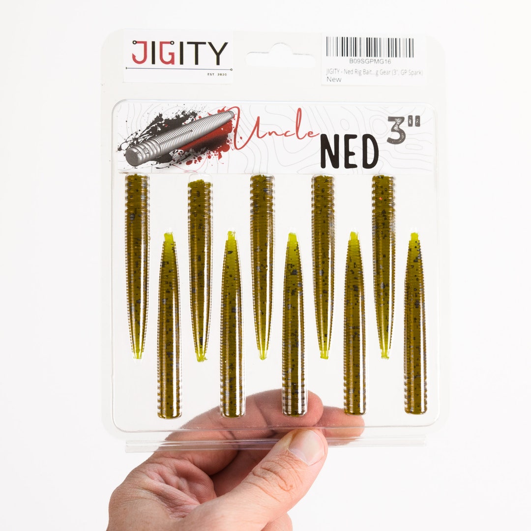 Ned Rig Baits: 3" Soft Plastic Worms - Bass, Crappie - 10 Pack - Etsy