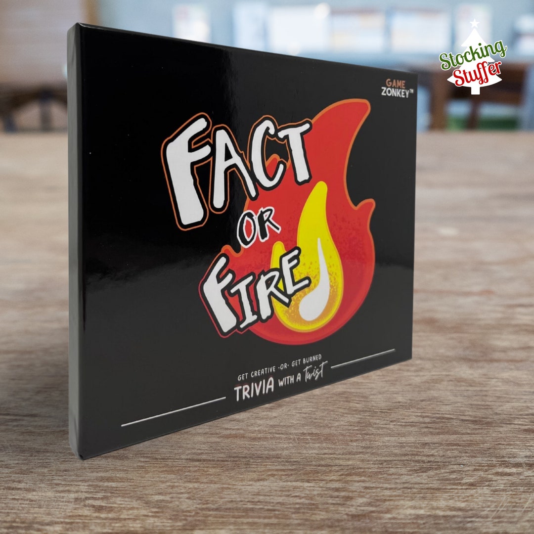 FACT or FIRE Card Game - Etsy