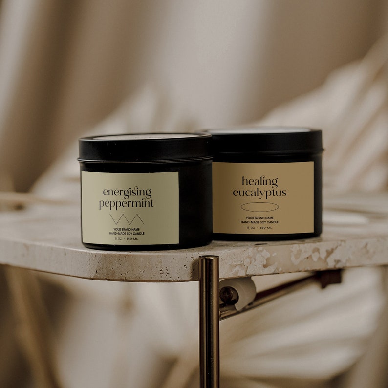 Digital File Premade Modern Minimalist Label Design - Etsy