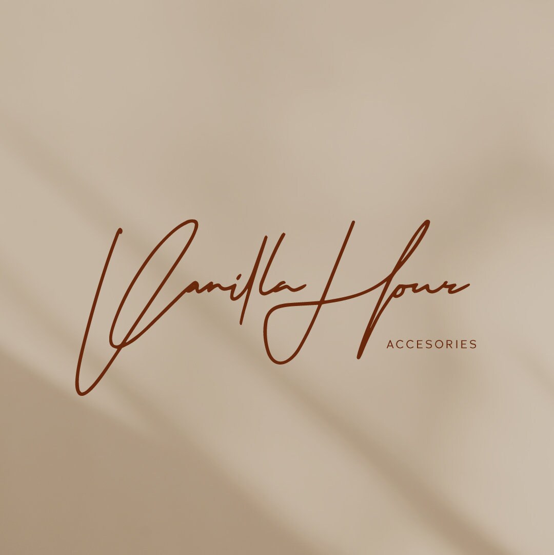 Premade Logo - Handwritten Typography Design - Etsy