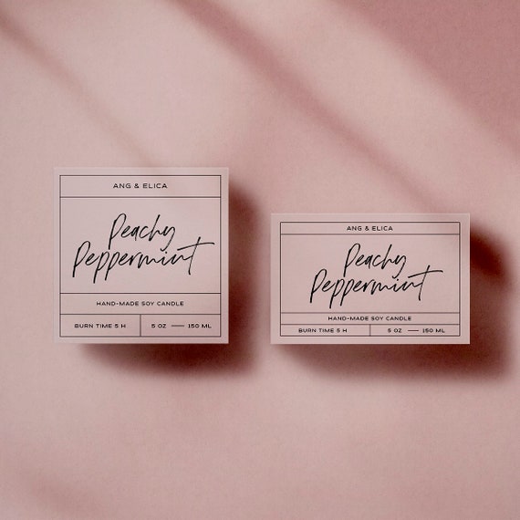 Premium Premade Modern Minimalist Label Design - Etsy