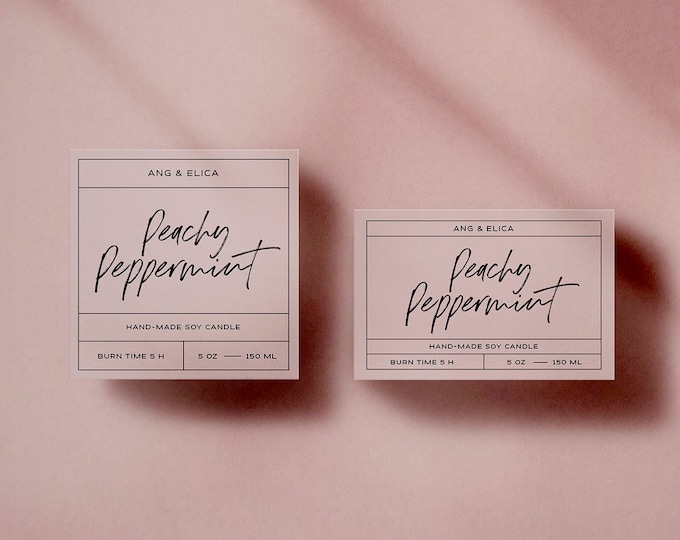 Premium Premade Modern Minimalist Label Design - Etsy