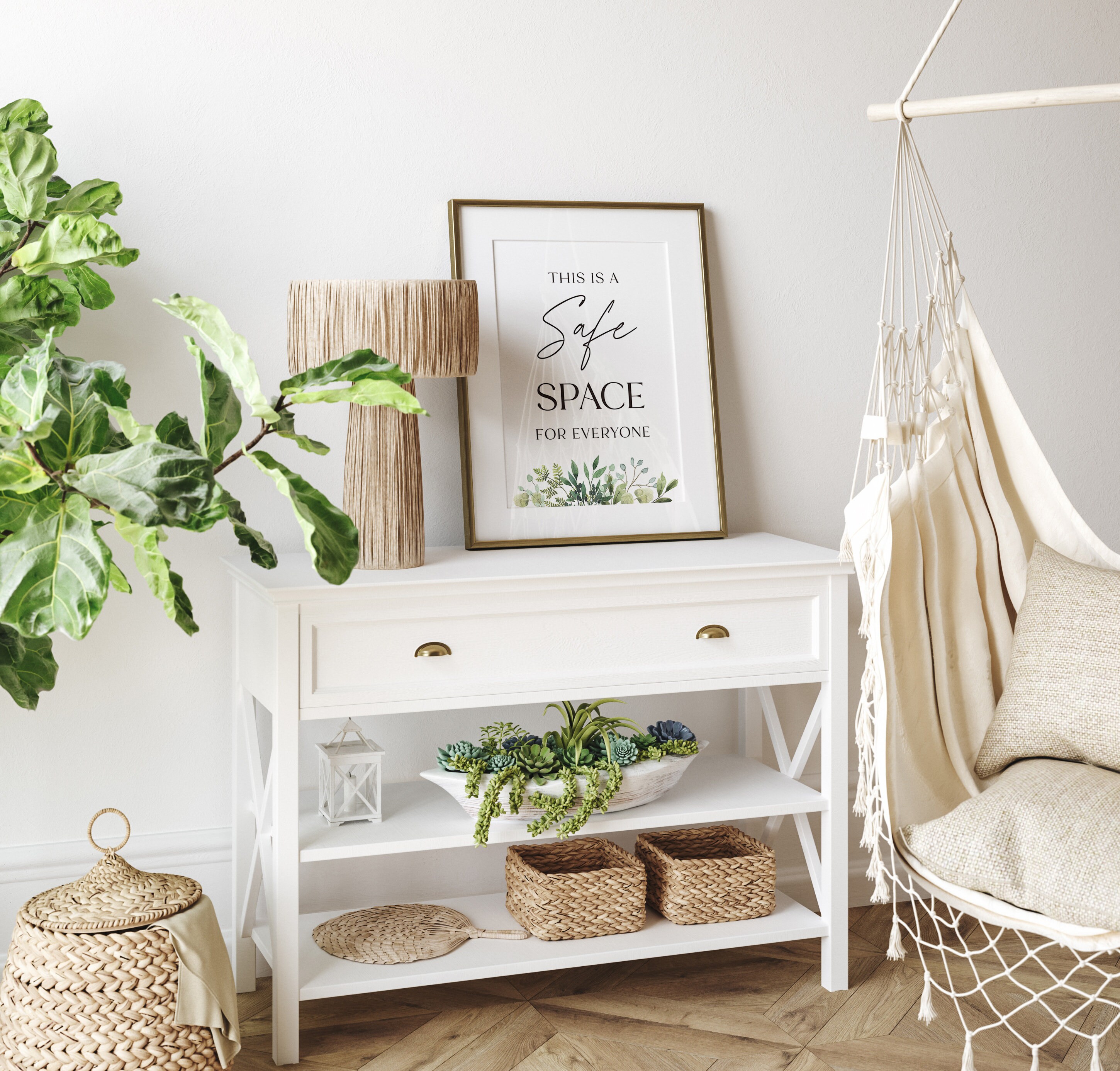 Safe Space Wall Art Therapy Wall Art Counseling Poster - Etsy