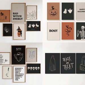 Halloween Mega Bundle Set, Halloween Gallery Wall Set,halloween ...