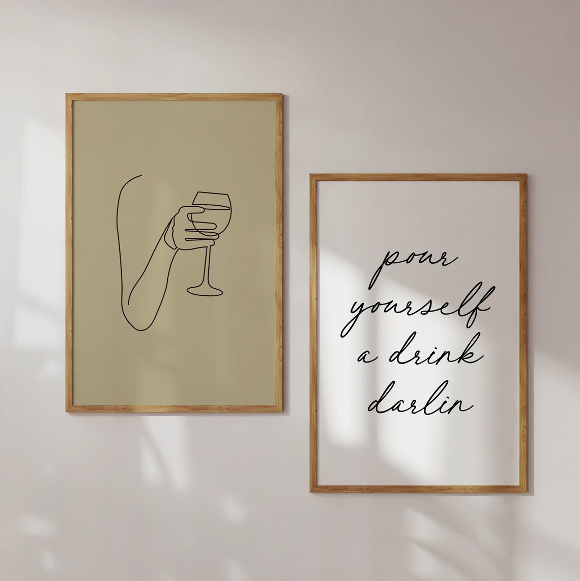 Bar Gallery Wall Art Set Bar Cart Print Bar Decor Cheers - Etsy