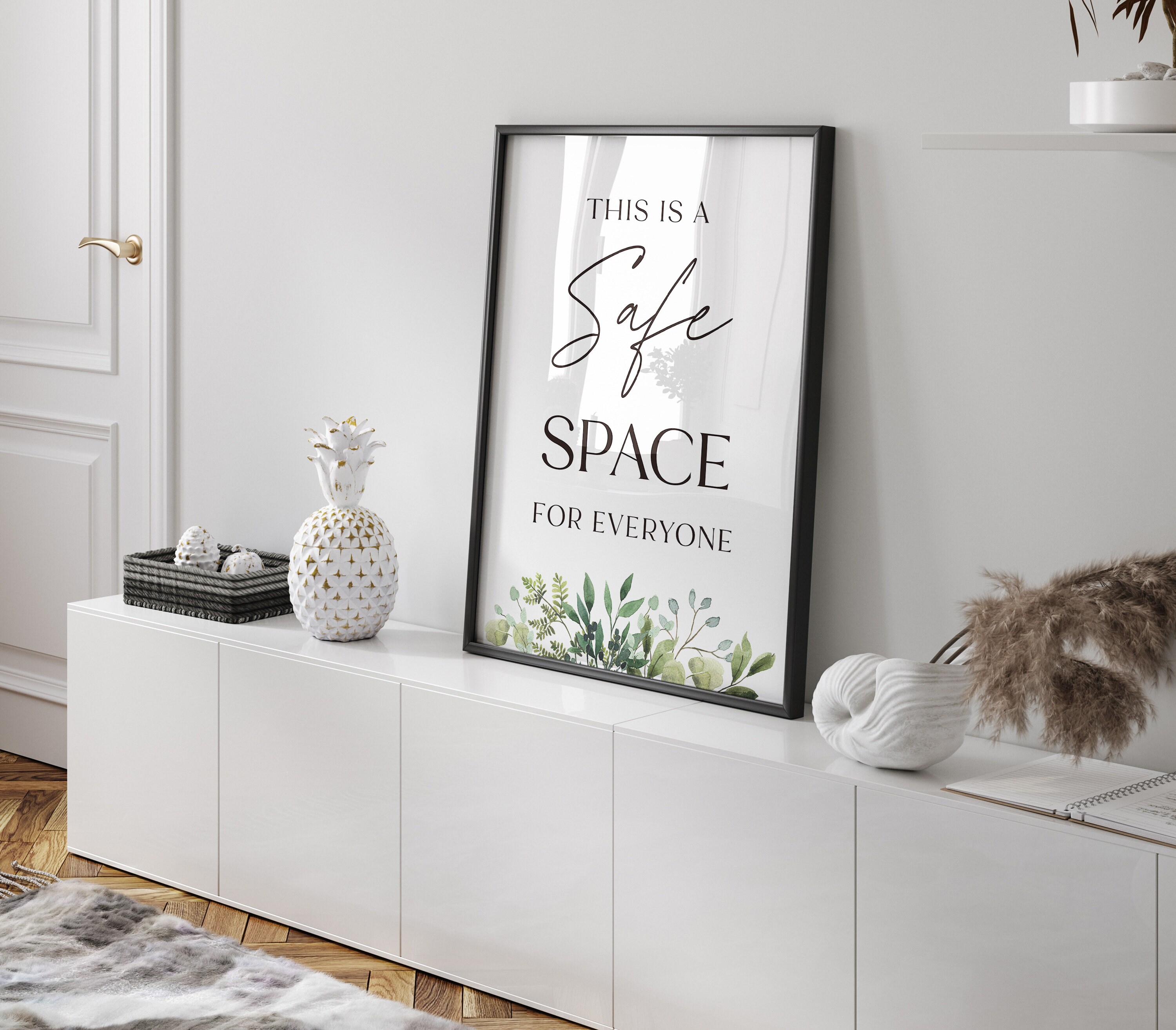 Safe Space Wall Art Therapy Wall Art Counseling Poster - Etsy