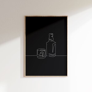 Bar Gallery Wall Art, Bar Wall Art Set of 6, Bar Cart Print, Drink Wall ...