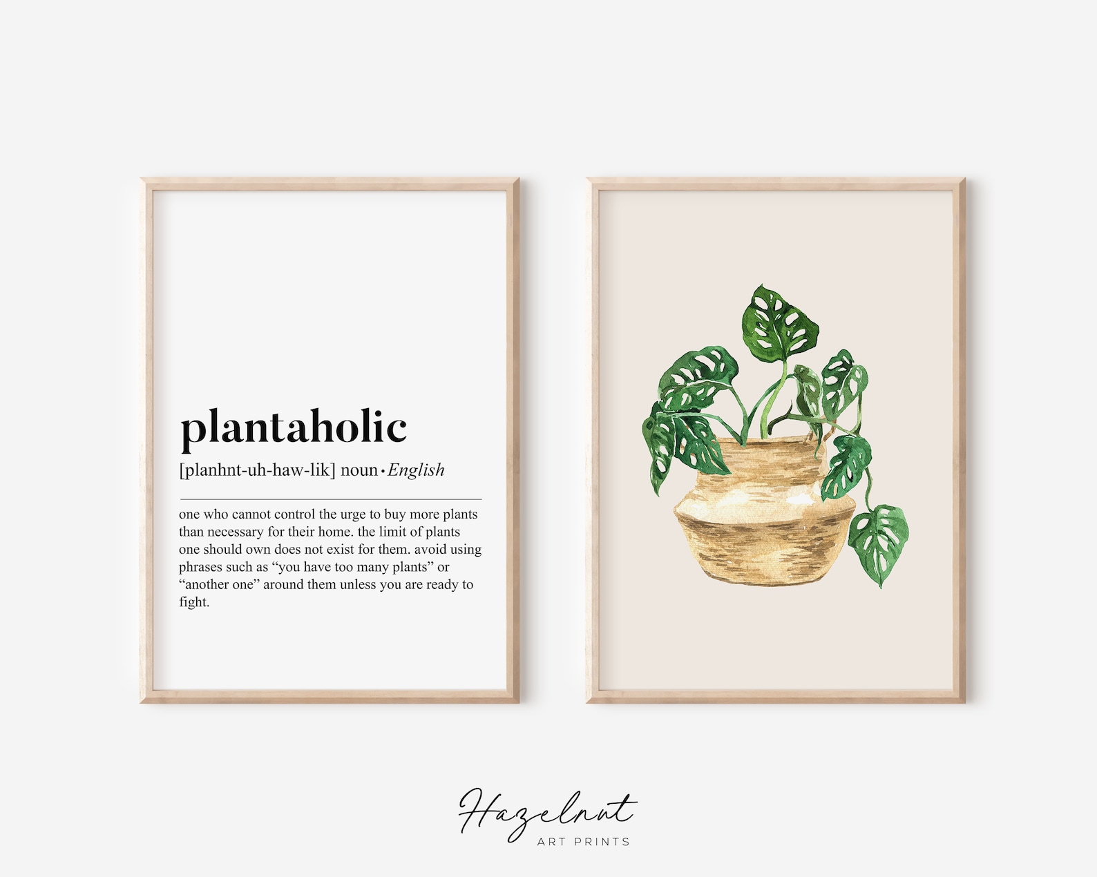 Plant Gallery Wall Set of 8 Prints Plant Wall Art Plant | Etsy