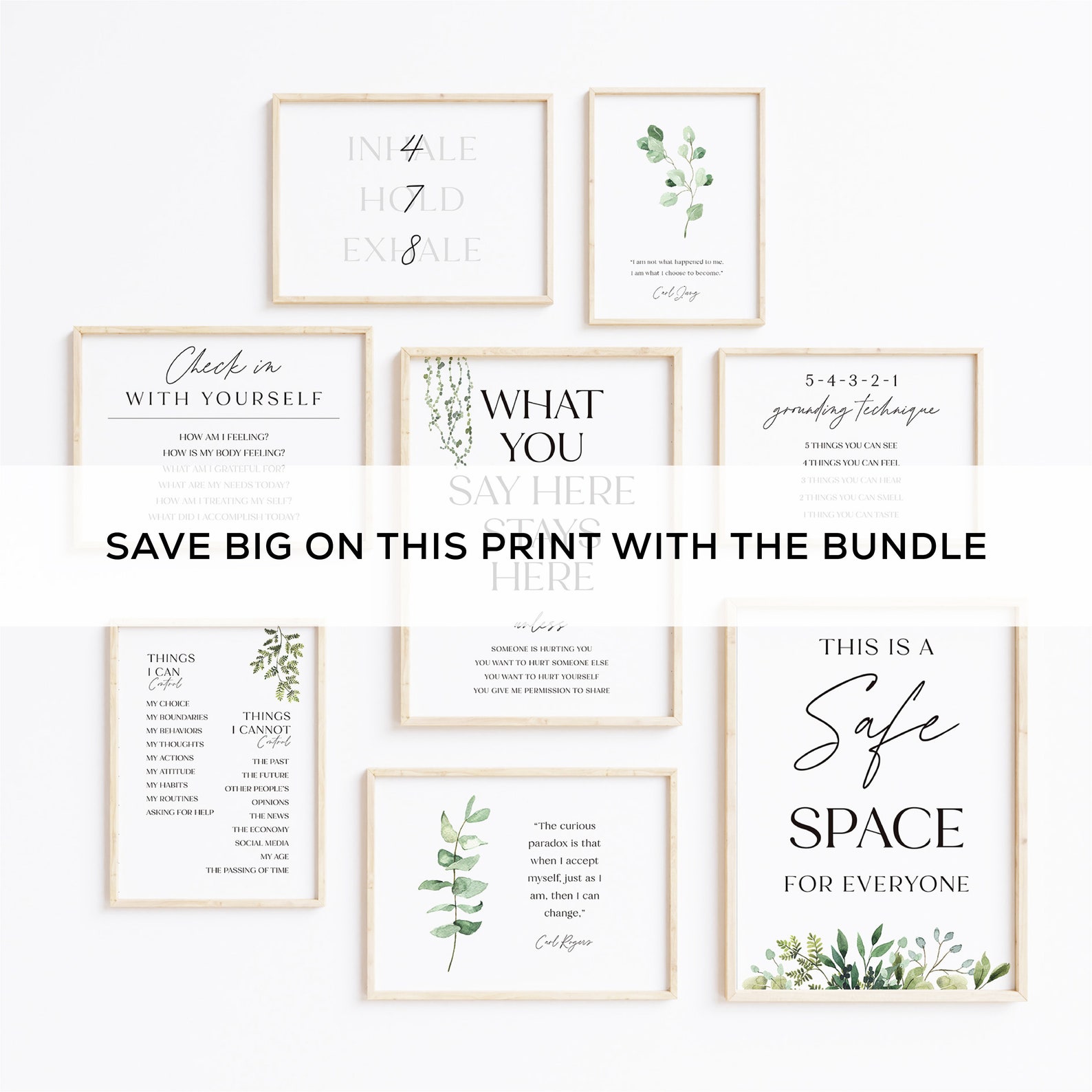 Safe Space Wall Art Therapy Wall Art Counseling Poster - Etsy