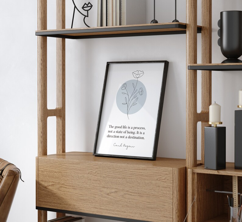 Carl Rogers Quote, Psychology Art, Carl Rogers, Therapy Decor, Home ...