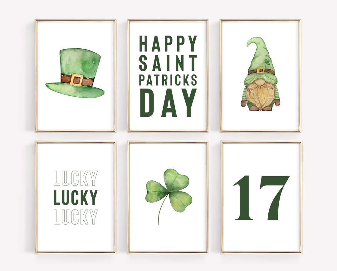 St.patricks Day Wall Art, St Patrick's Day Printables, St.patricks Day ...