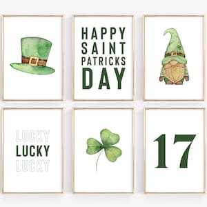 St.patricks Day Wall Art, St Patrick's Day Printables, St.patricks Day ...