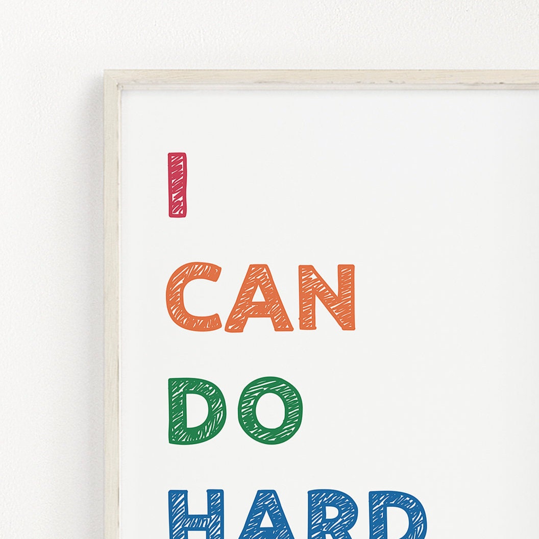 Kid Affirmations Print, Playroom Poster Set of 2, Affirmations for Kids ...