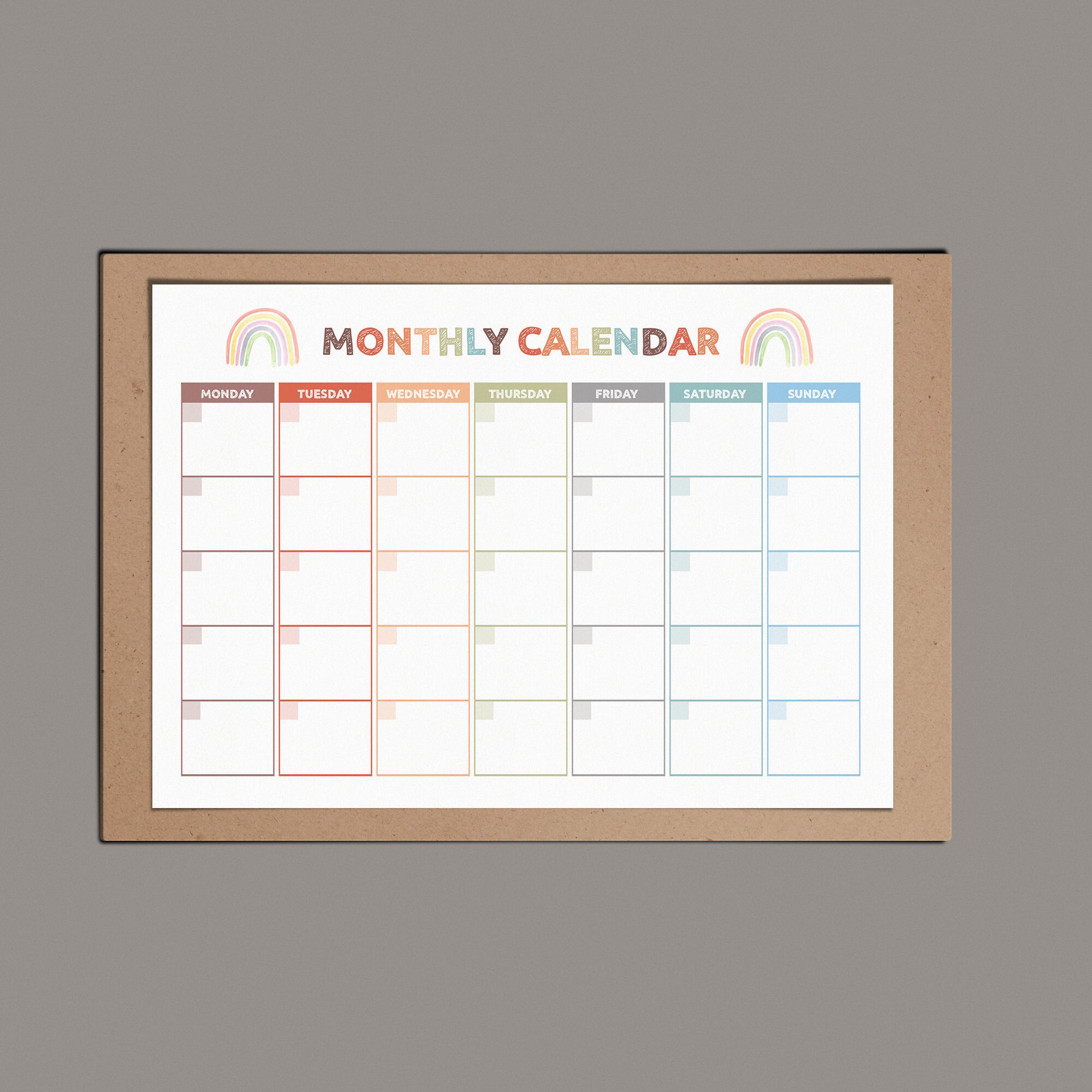 Kids Weekly Planner Printable Kids Weekly Planner Bundle To | Etsy