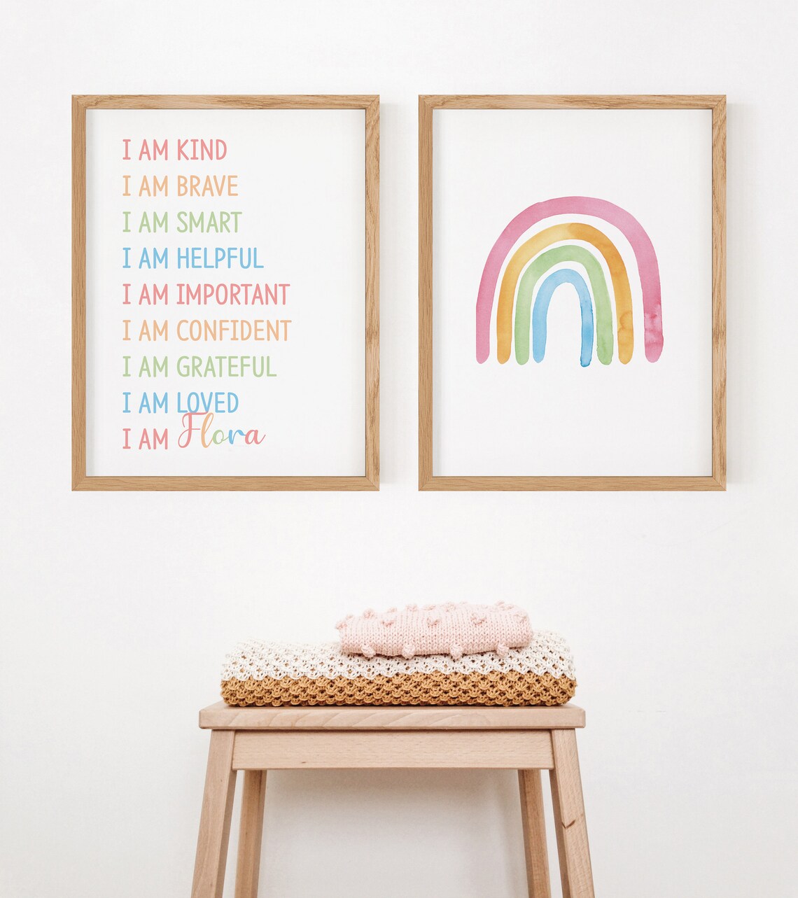 Personalized Name Print, Personalized Affirmations Print, Custom Name ...